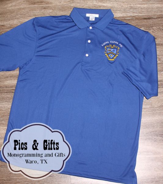 Kappa Kappa Psi/ Tau Beta Sigma Royal Blue Dri Fit Polo | Pics & Gifts