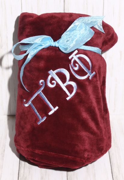 Pi Beta Phi Plush Throw | Pics & Gifts